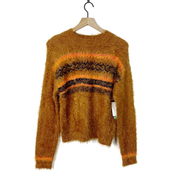 Abound | Sweaters | Abound Fluffy Fair Aisle Shaggy Super Soft Sweater ...